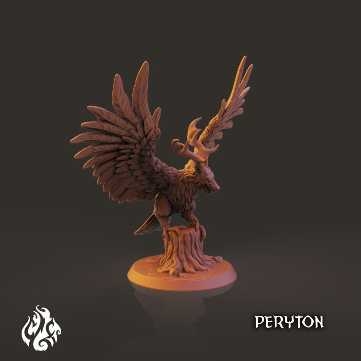 3D Printable Peryton by Crippled God Foundry
