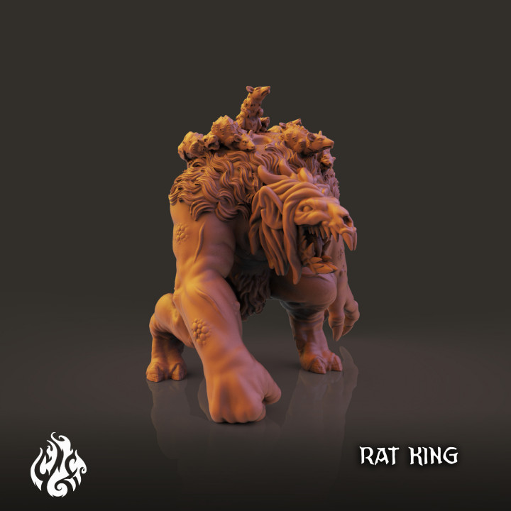 3D Printable Rat King by Crippled God Foundry