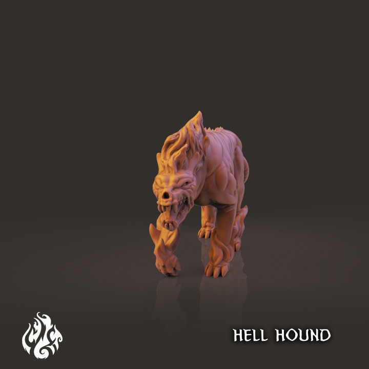 3D Printable Hell Hound by Crippled God Foundry