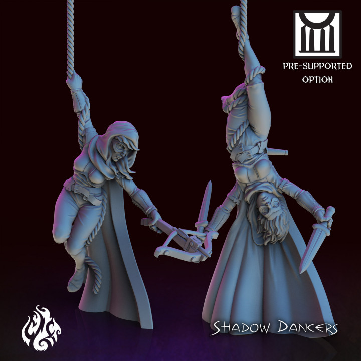 3D Printable Shadow Dancers by Crippled God Foundry