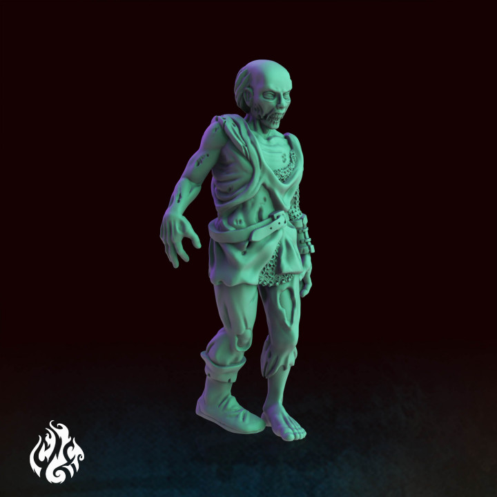3D Printable Zombie by Crippled God Foundry