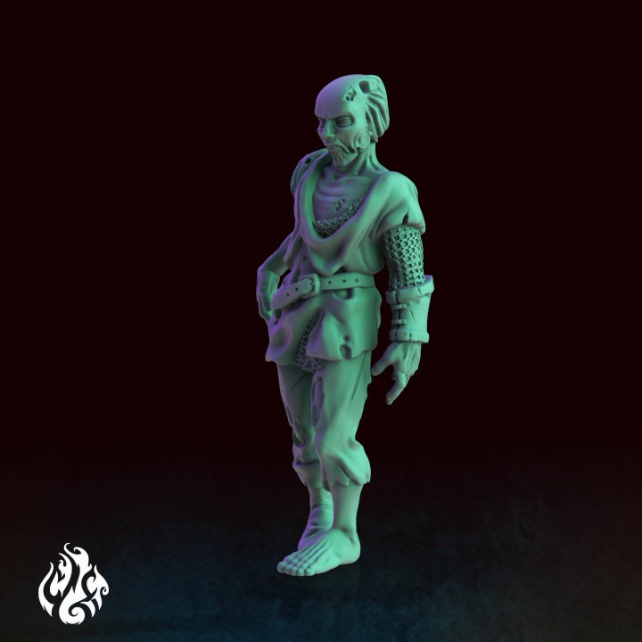 3D Printable Zombie by Crippled God Foundry