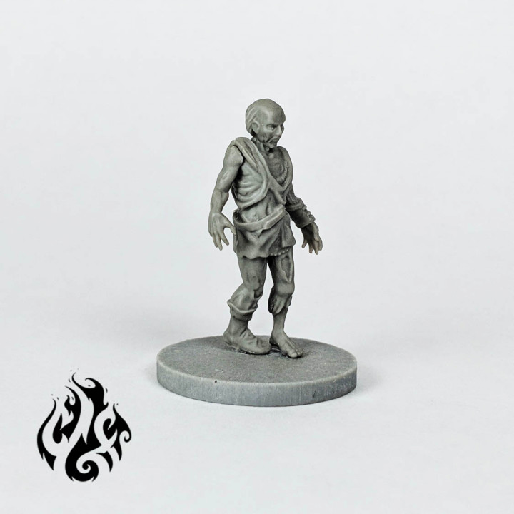 3D Printable Zombie by Crippled God Foundry