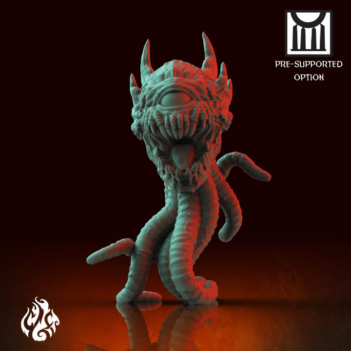 3D Printable Cacodemon by Crippled God Foundry