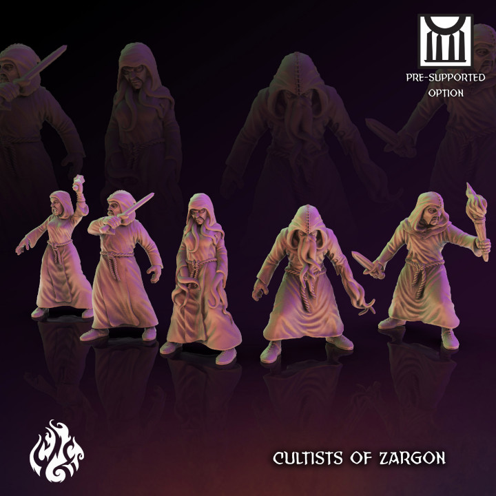 3D Printable Cult of Zargon Parteon Release Bundle by Crippled God Foundry