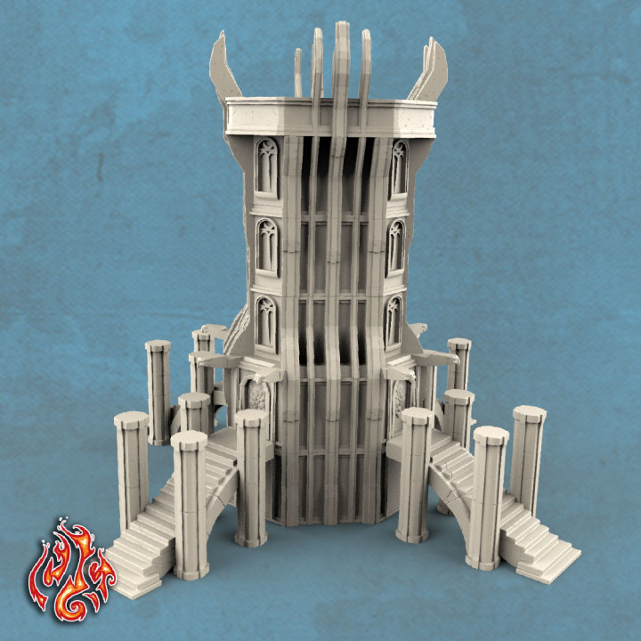 3D Printable Wizard's Tower by Crippled God Foundry