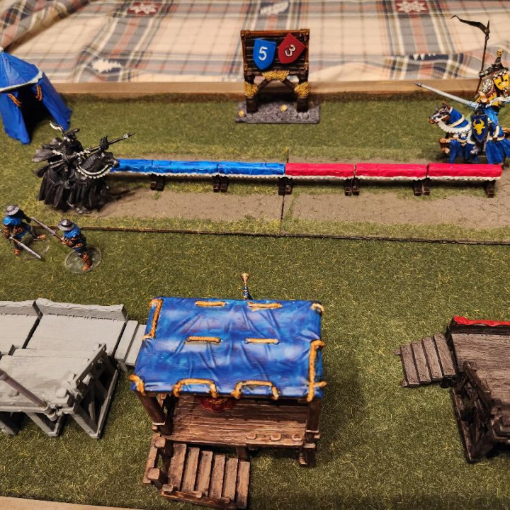 3D Print of Jousting Arena - FDM & Resin Supported by deankirkpatrick1