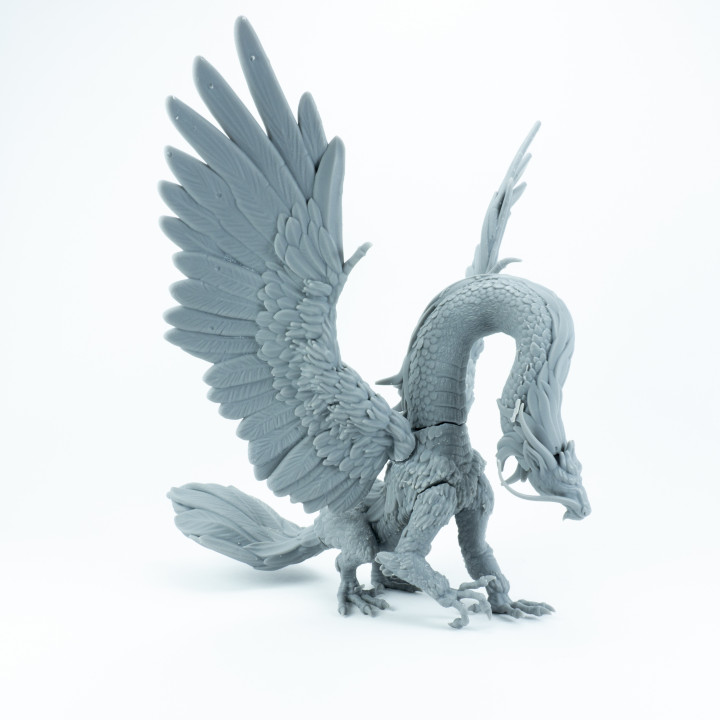 3D Printable Fey Dragon by Crippled God Foundry