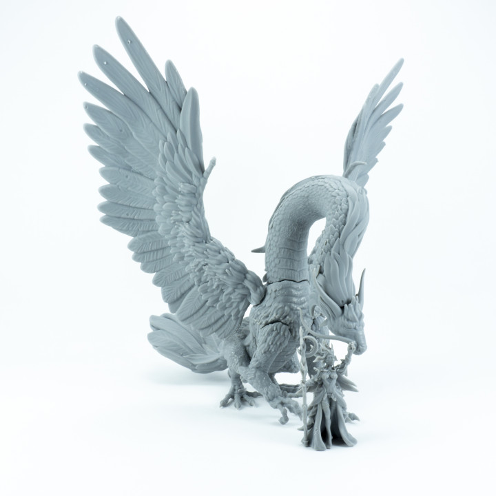 3D Printable Fey Dragon by Crippled God Foundry