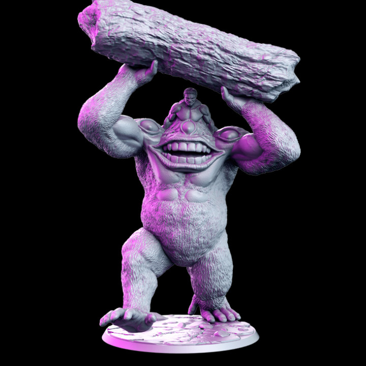 3D Printable Wyrd Demon - Ape - 32mm - DnD by RN Estudio