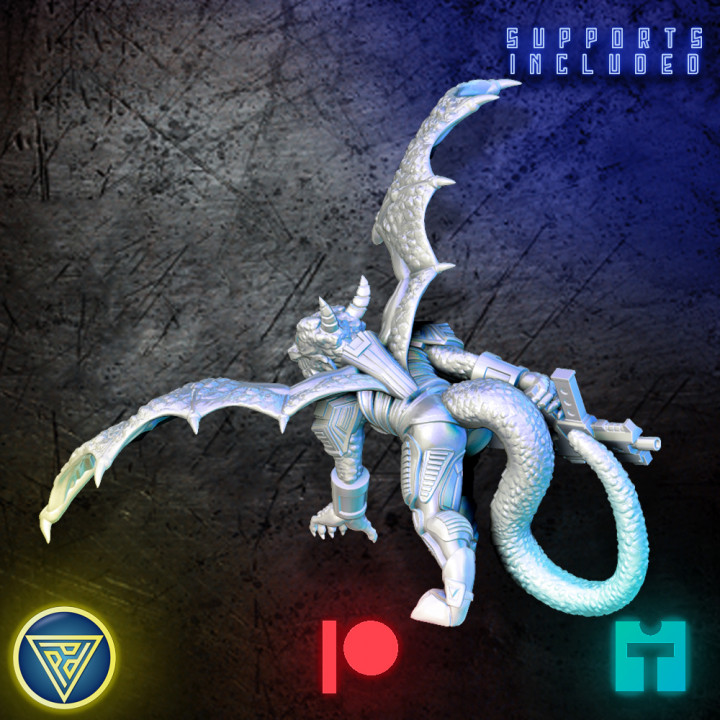 3D Printable Dragonkin Soldier by Print Paint Play