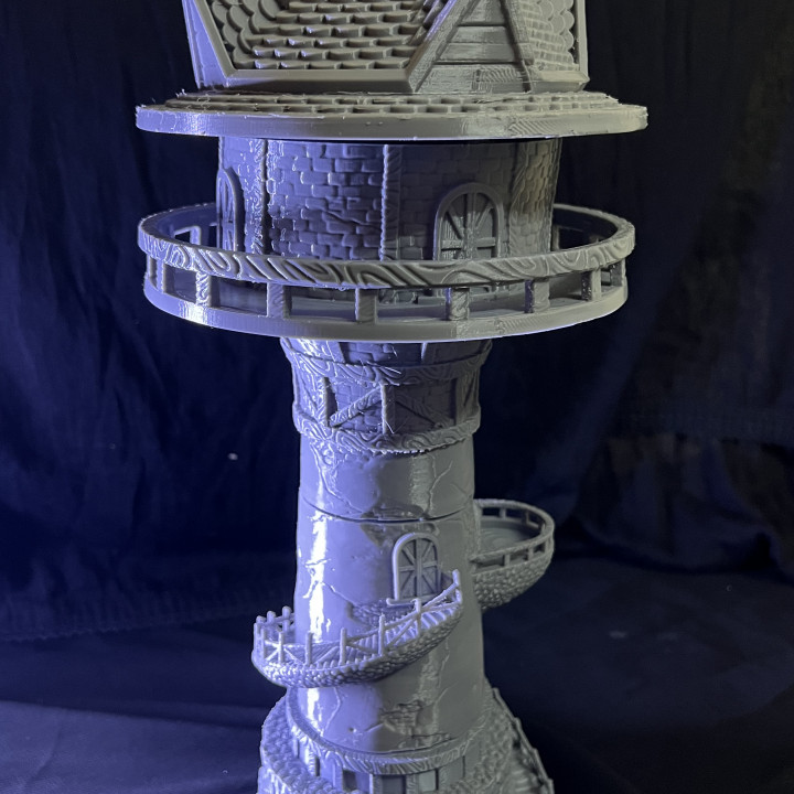 3D Printable Wizard Tower by The Master Forge