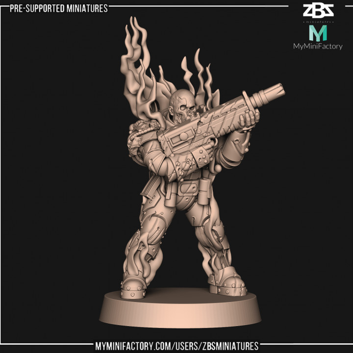 3D Printable Company of Ash - rifles by ZBSminiatures