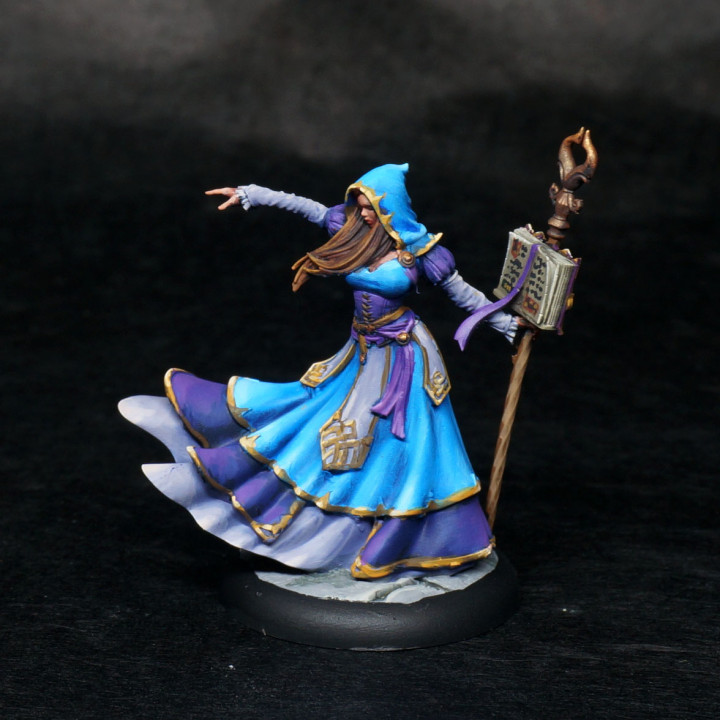 3D Print of Kythaela, Elven Wizard by doctorfaust1