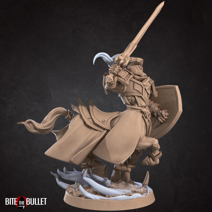 3D Printable Centaur Knight (3 Versions) by Bite the Bullet