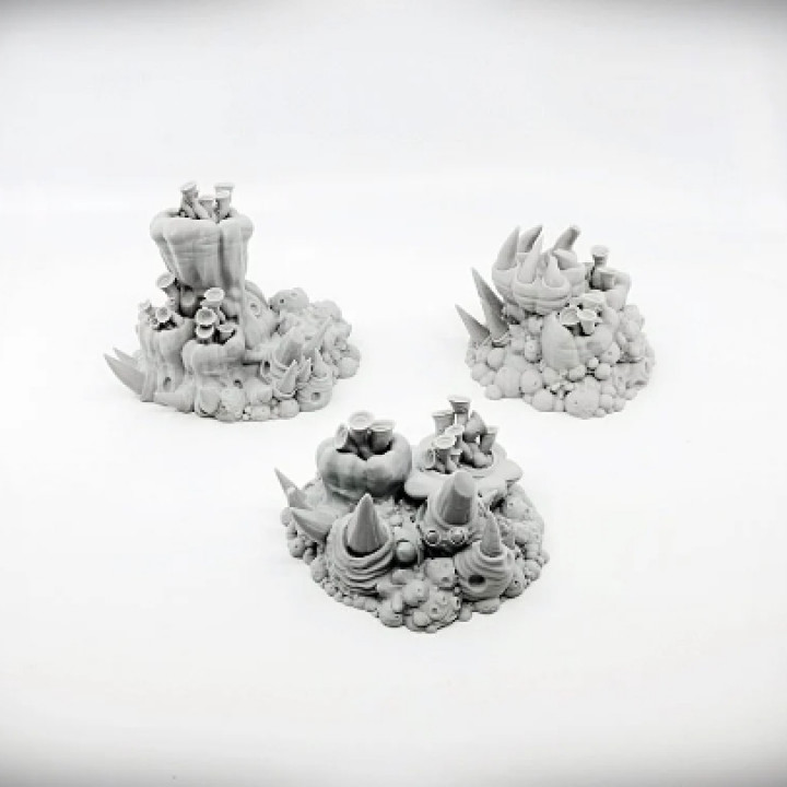 3D Printable Plague Clusters Bundle by Terrainify