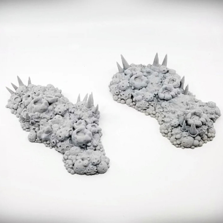 3D Printable Plague Clusters Bundle by Terrainify