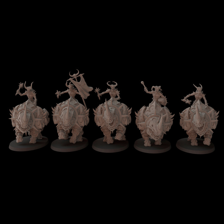 3D Printable Satariel's Demolishers by Fantasy Cult Miniatures