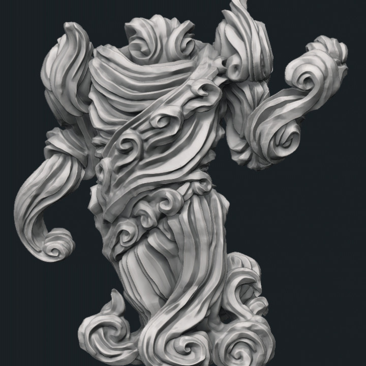 3D Printable Large, Medium, and Small Earth, Air, Water, and Fire ...