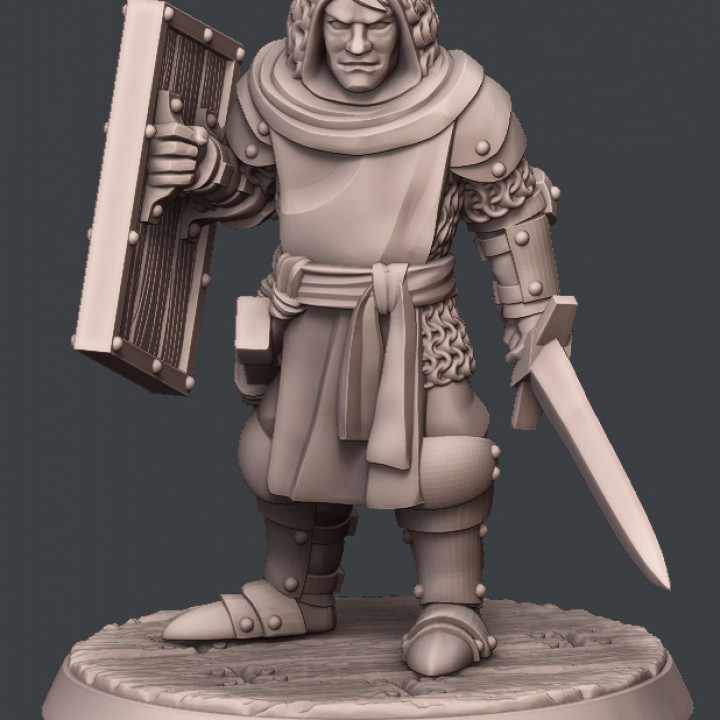 3D Printable Knight 1 by Stonehaven Miniatures