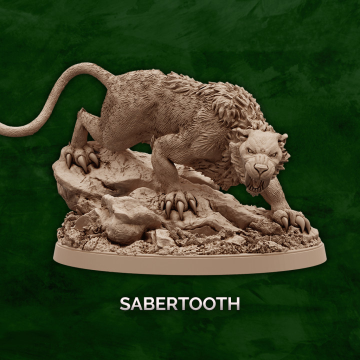 3D Printable SaberTooth by Artificers_Mini