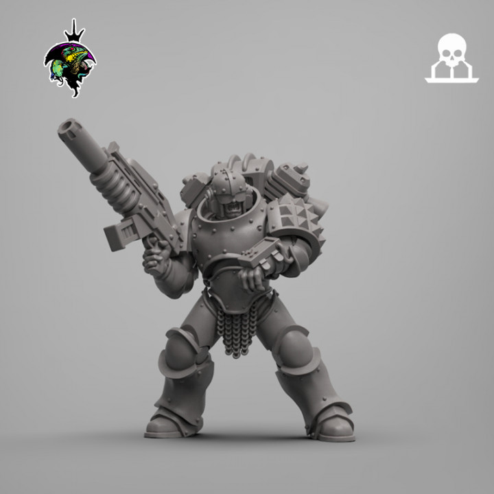 3D Printable Geno Tyrants by Reptilian Overlords
