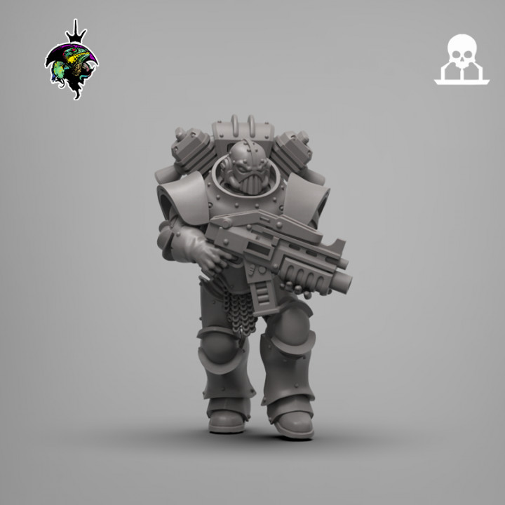 3D Printable Geno Tyrants by Reptilian Overlords