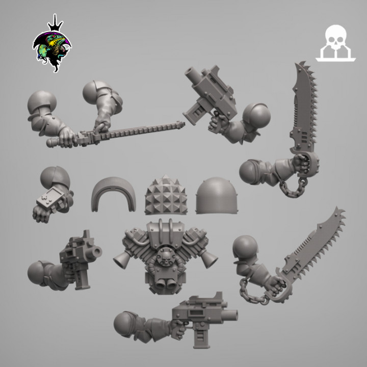 3D Printable Geno Tyrants by Reptilian Overlords