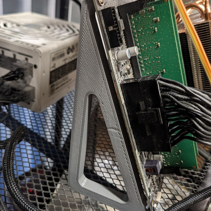 3D Printable Motherboard Stand for CPU Mining by Macaca