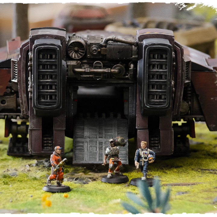 3D Printable THE LADY BUG (Playable SpaceShip) by Kraken 3D Studios