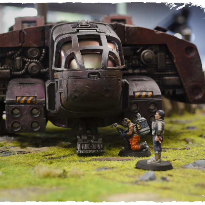 3D Printable THE LADY BUG (Playable SpaceShip) by Kraken 3D Studios