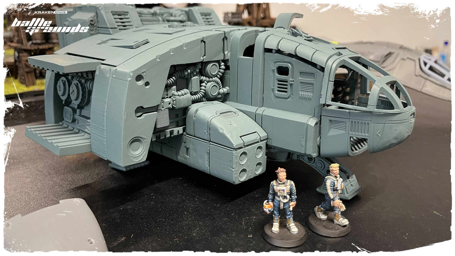 3D Printable THE LADY BUG (Playable SpaceShip) by Kraken 3D Studios