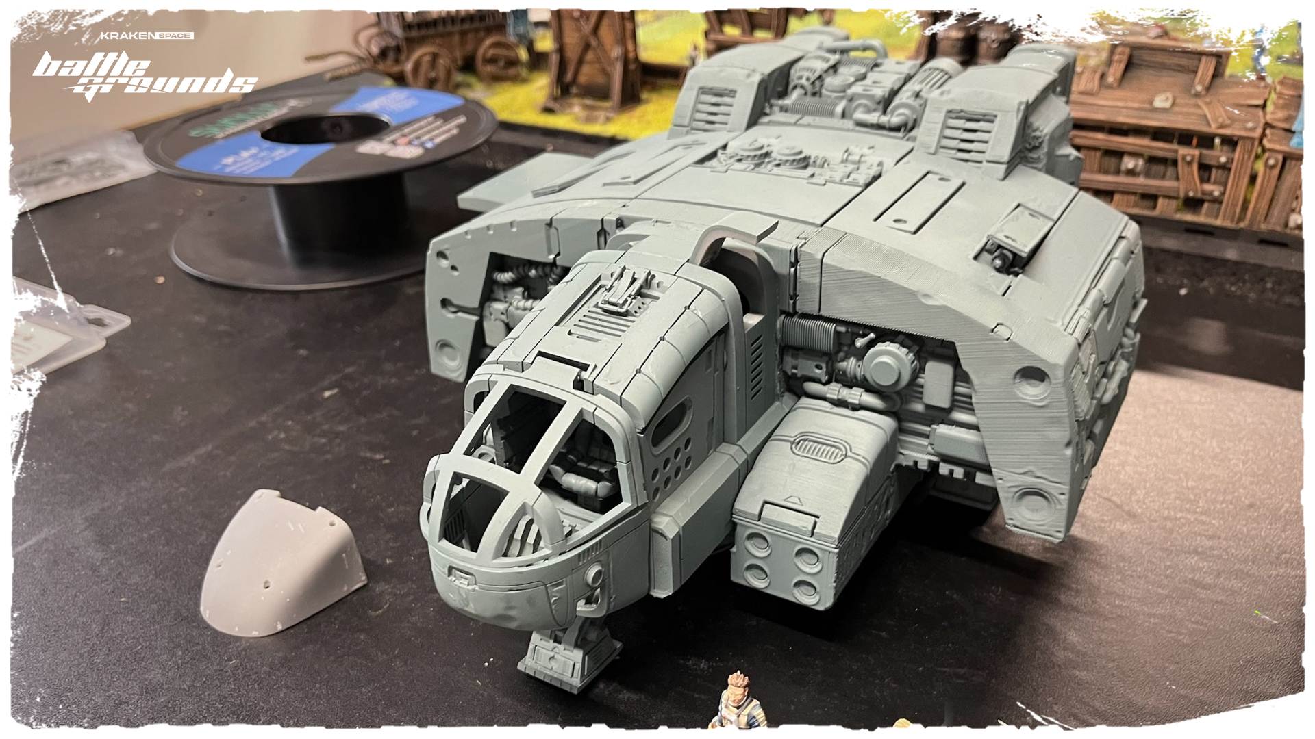 3D Printable THE LADY BUG (Playable SpaceShip) by Kraken 3D Studios