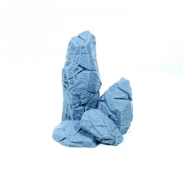 3D Printable Fantasy Rock x3 - TABLETOP TERRAIN DND RPG SCATTER by ...