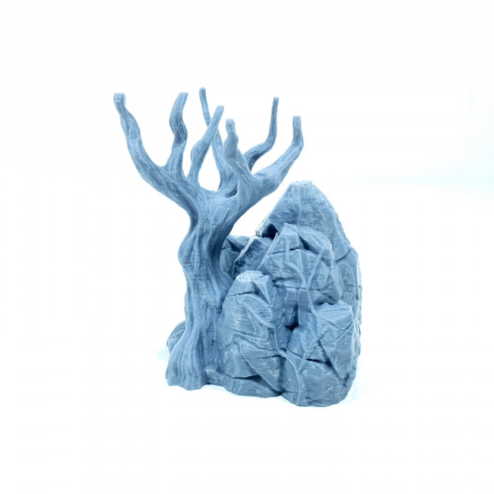 3D Printable Fantasy Rock x3 - TABLETOP TERRAIN DND RPG SCATTER by ...
