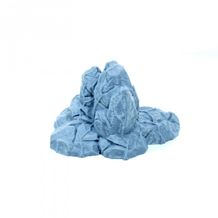 3D Printable Fantasy Rock x3 - TABLETOP TERRAIN DND RPG SCATTER by ...