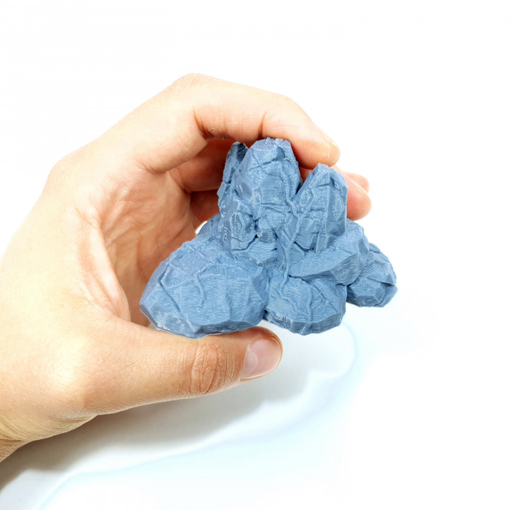 3D Printable Fantasy Rock x3 - TABLETOP TERRAIN DND RPG SCATTER by ...
