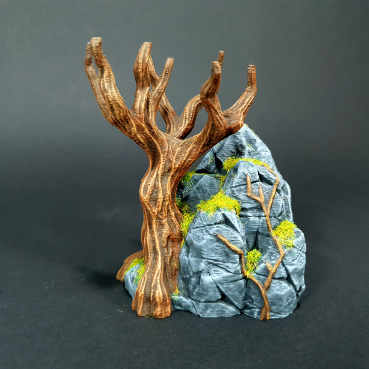 3D Printable Fantasy Rock x3 - TABLETOP TERRAIN DND RPG SCATTER by ...