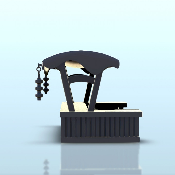 3D Printable Oriental store stand in wood 7 - Asia Terrain Clash of ...