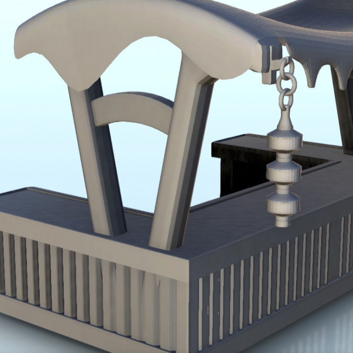 3D Printable Oriental store stand in wood 7 - Asia Terrain Clash of ...