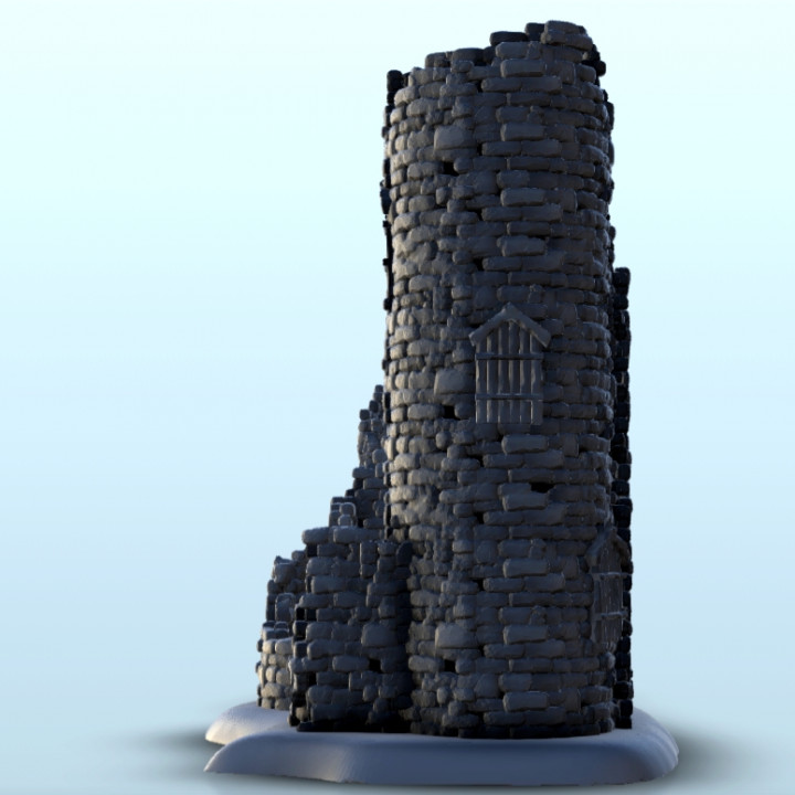 3D Printable Ruin of medieval stone castle 14 - Medieval Terrain Clash ...