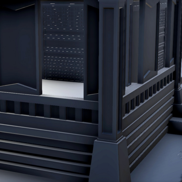 3D Printable Asian house 16 - Asia Terrain Clash of Katanas Tabletop ...