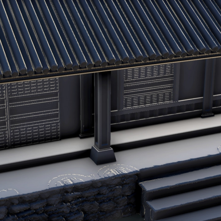 3D Printable Asian house 16 - Asia Terrain Clash of Katanas Tabletop ...