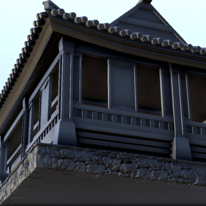 3D Printable Asian house 16 - Asia Terrain Clash of Katanas Tabletop ...
