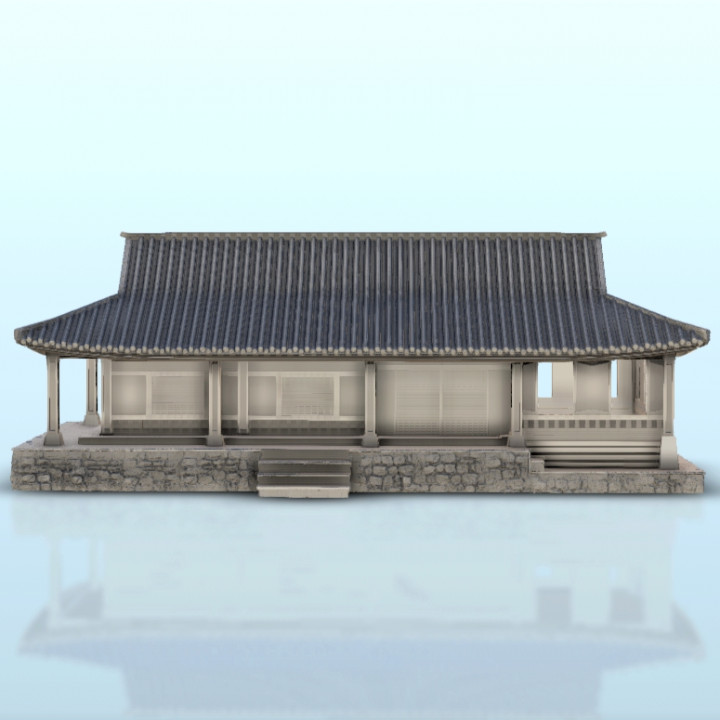 3D Printable Asian house 16 - Asia Terrain Clash of Katanas Tabletop ...