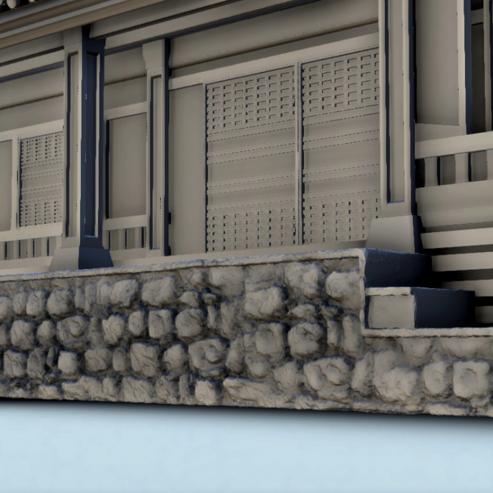 3D Printable Asian house 16 - Asia Terrain Clash of Katanas Tabletop ...