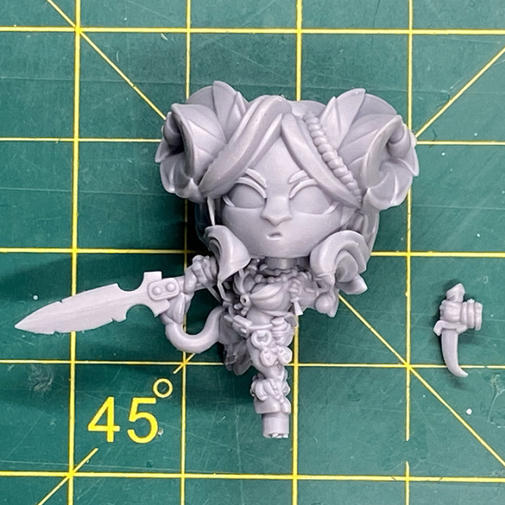 3D Printable Chibi Khai by Bombshell Miniatures
