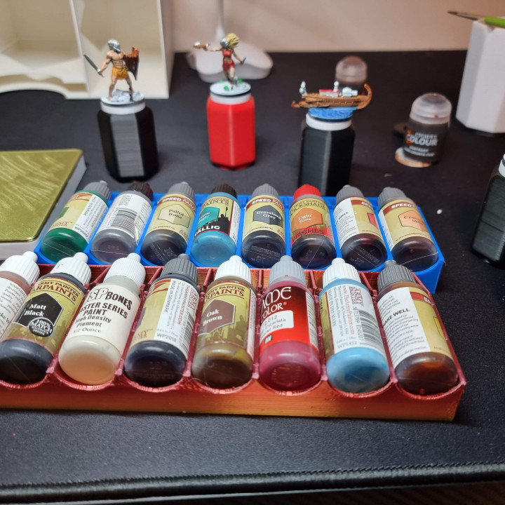 3D Print of Stackable paint trays, display trays and utility trays by ...