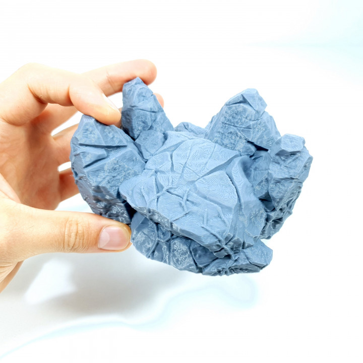 3D Printable Fantasy Rock x4 - TABLETOP TERRAIN DND RPG SCATTER by ...