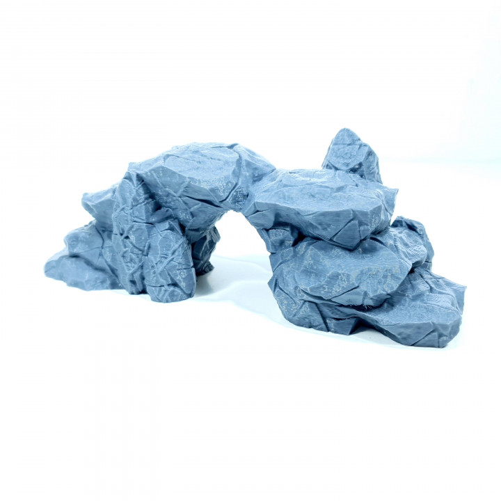 3D Printable Fantasy Rock x4 - TABLETOP TERRAIN DND RPG SCATTER by ...
